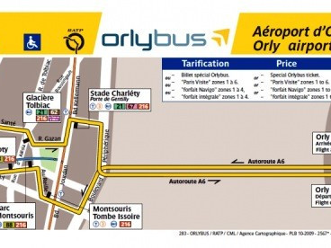 Orlybus: navetta autobus da l'aeroporto Orly e Denfert-Rochereau
