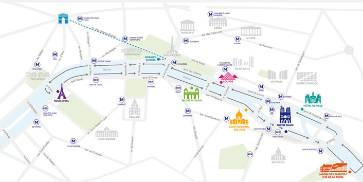 Batobus Paris, servizio trasporto sulla Senna con navetta - Parigi.it